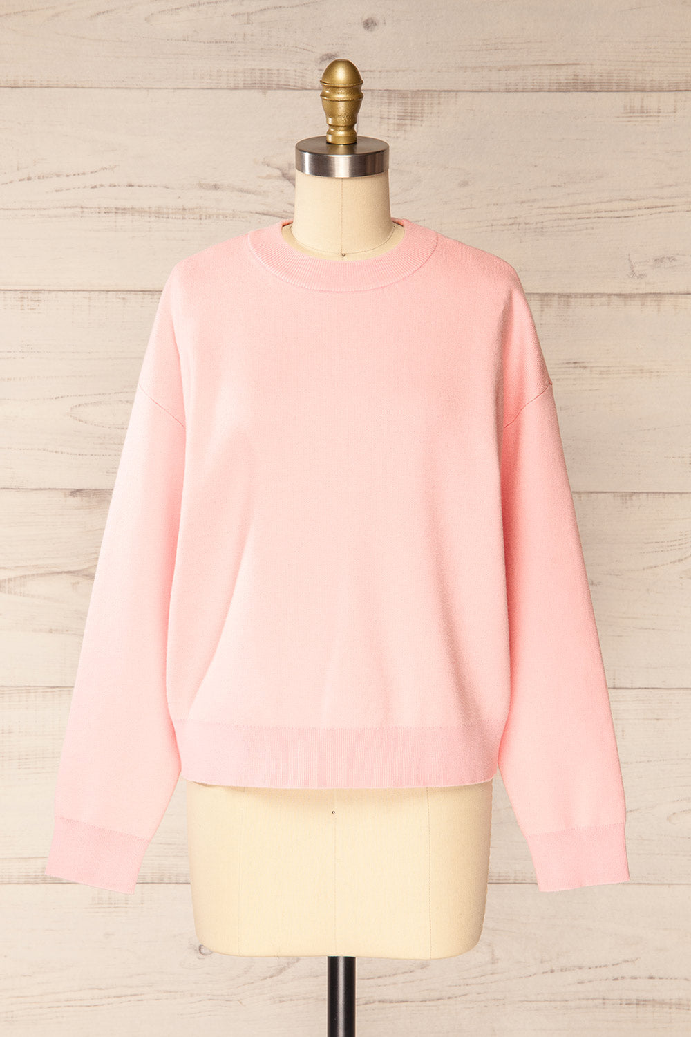 Calye Pink Oversized Short Sweater | La petite garçonne