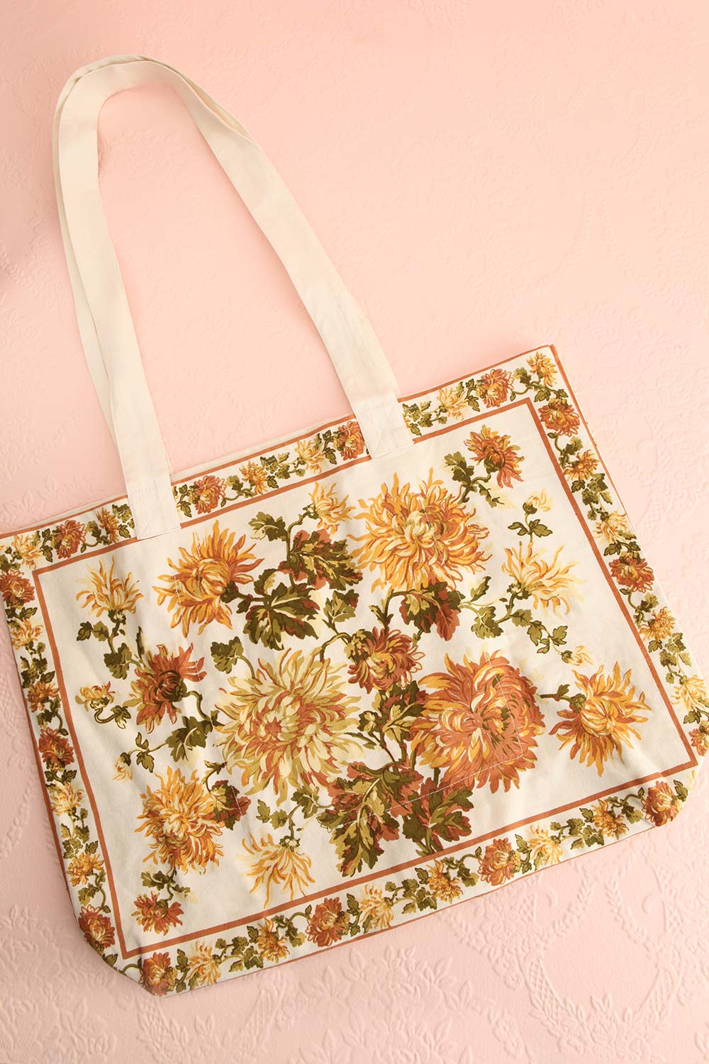 Annette Vintage Floral Pattern Tote Bag | Boutique 1861