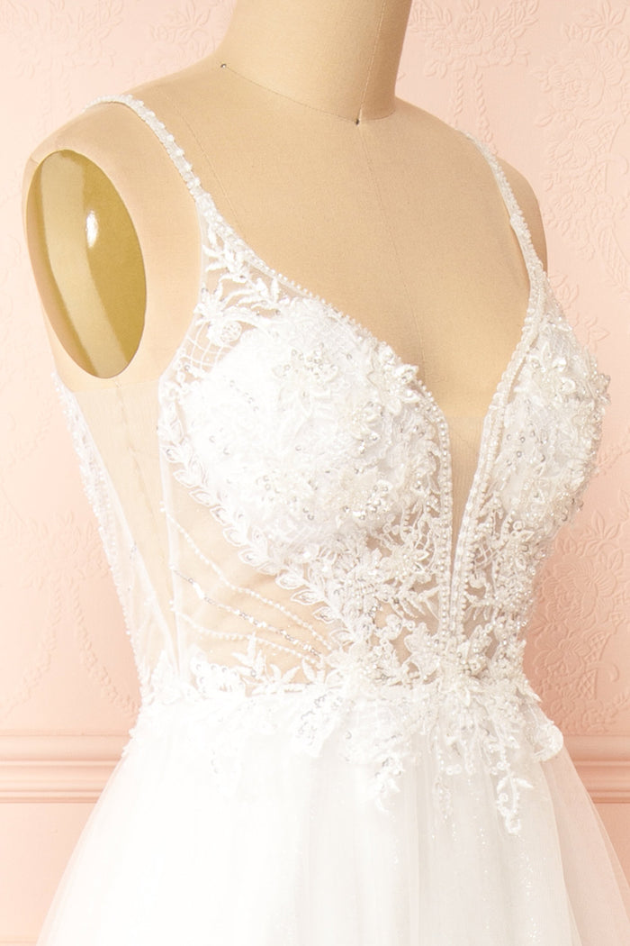 Astranova Layered Tulle Gown with Lace | Boudoir 1861