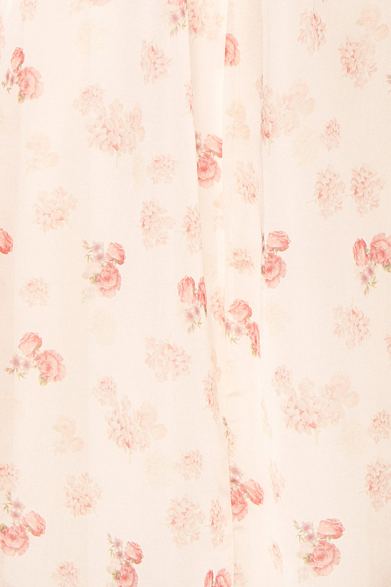 Braelyn Maxi Pink Floral Dress | Boutique 1861