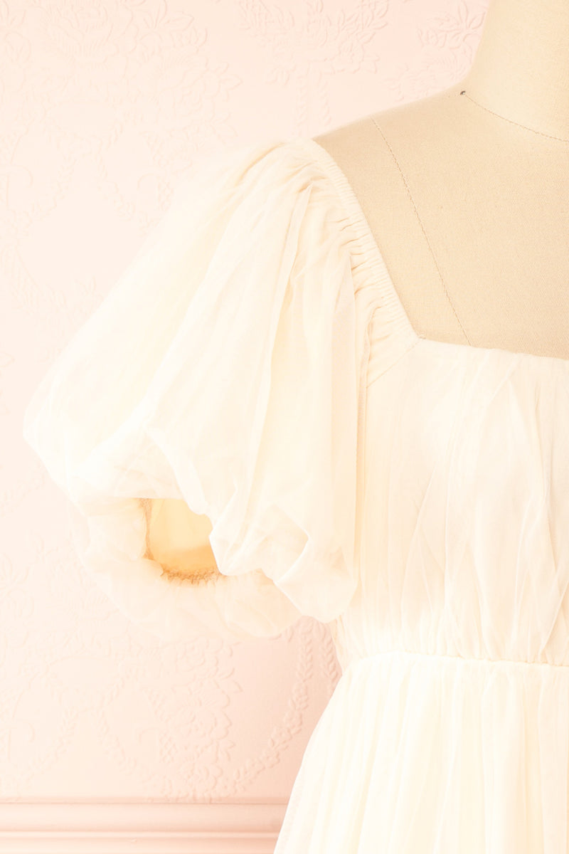 Faye Beige Babydoll Dress | Boutique 1861