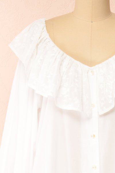 Fernley White Long-Sleeved Nightgown by April Cornell | Boutique 1861