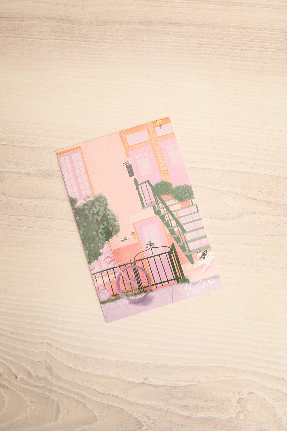 Le Petit Laurier Montreal Postcard | Maison garçonne