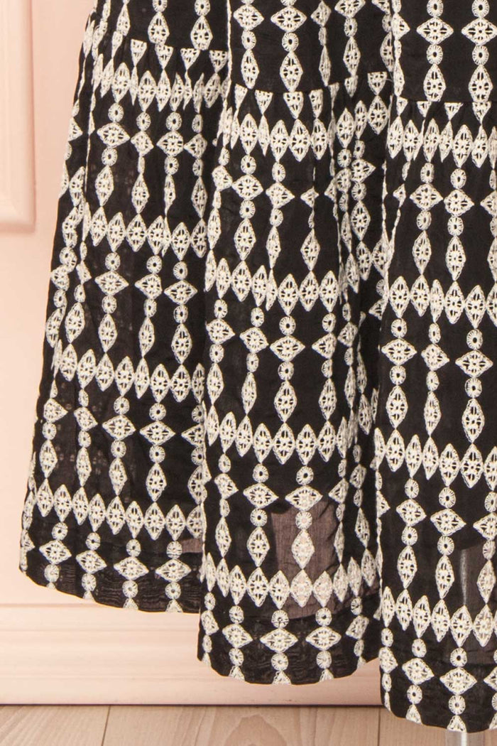 Lexane Long Patterned Dress with Pockets | Boutique 1861