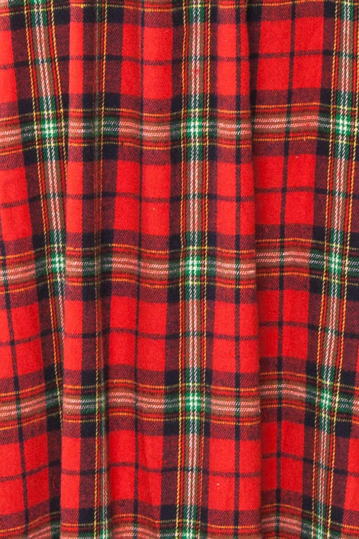 Manelle Long Red Tartan Dress | Boutique 1861