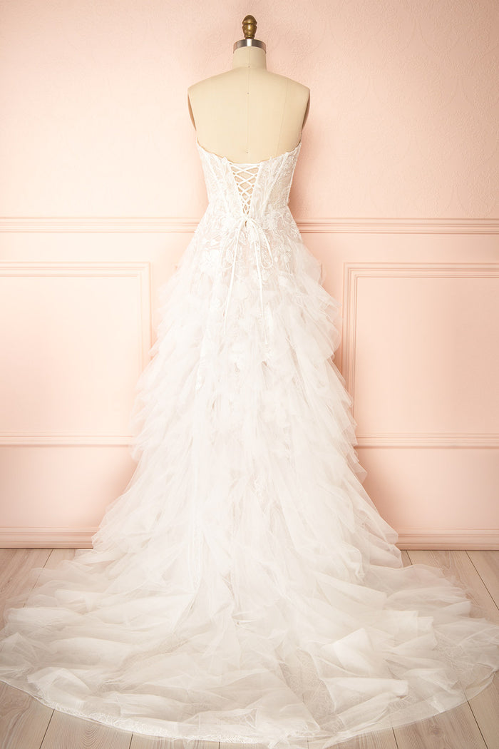 Trinity Drop Waist Wedding Gown with Corset | Boudoir 1861