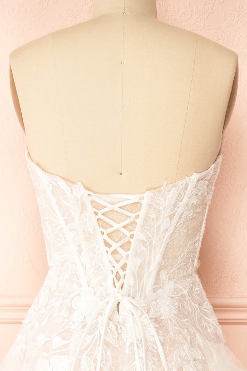 Trinity Drop Waist Wedding Gown with Corset | Boudoir 1861