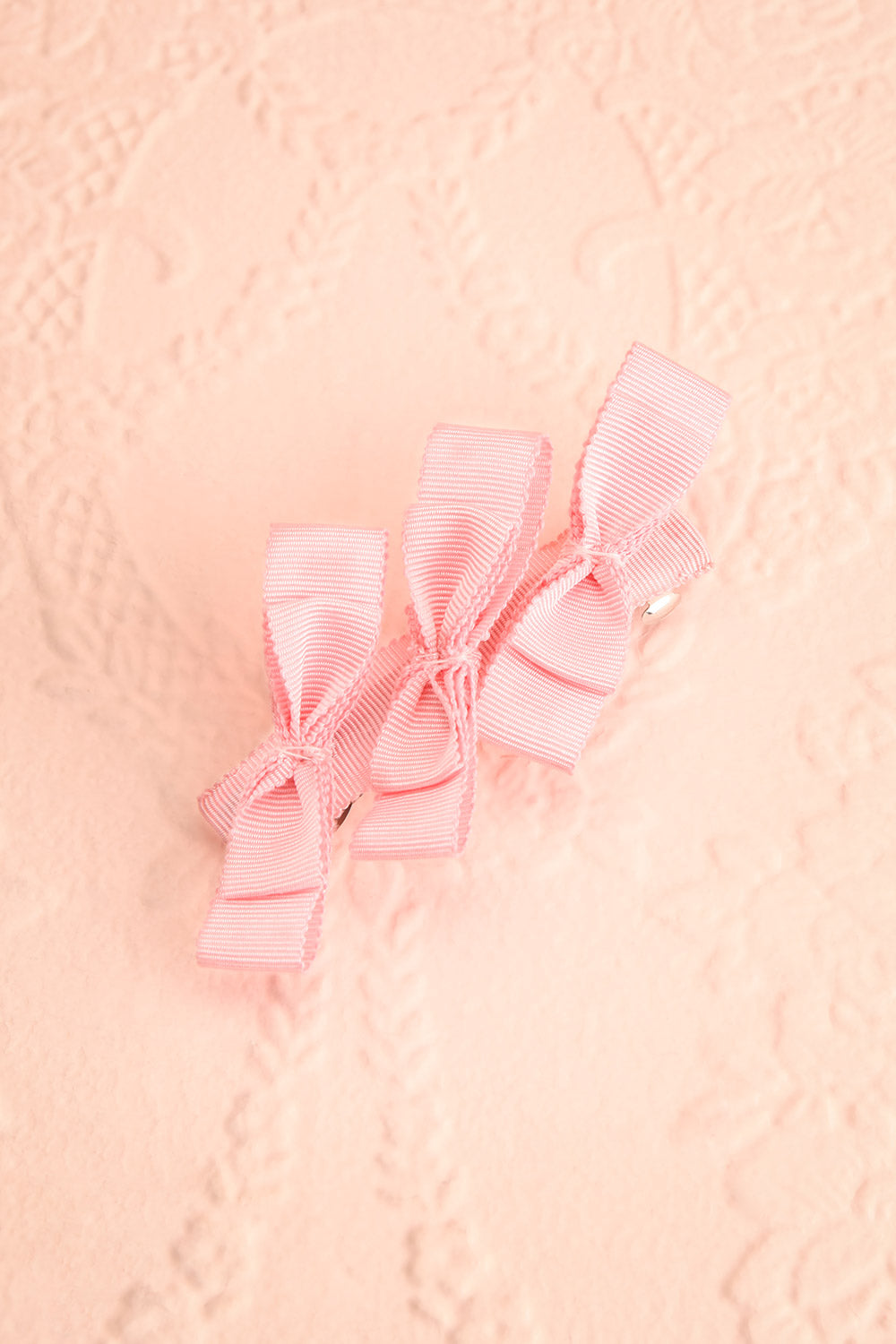 Venti Pink Ribbon Hair Clip | Boutique 1861