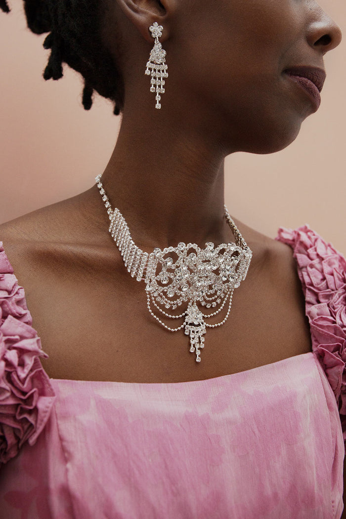 Vivien Leigh Crystal Earrings & Necklace Set | Boudoir 1861