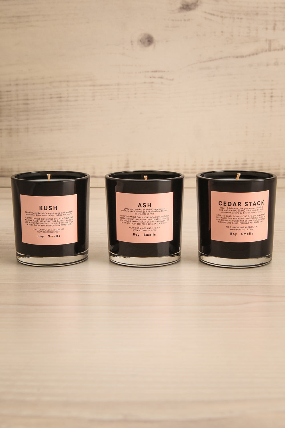 3 Candles Gift Set | Maison garçonne