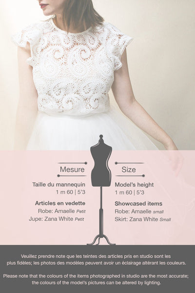 Zana White Tulle Voluminous A-Line Skirt | Boudoir 1861