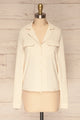 Balaura Cream Long Sleeved Chiffon Blouse | La Petite Garçonne