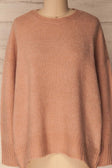 Calvao Dawn Dusty Pink Oversized Knit Sweater | La Petite Garçonne