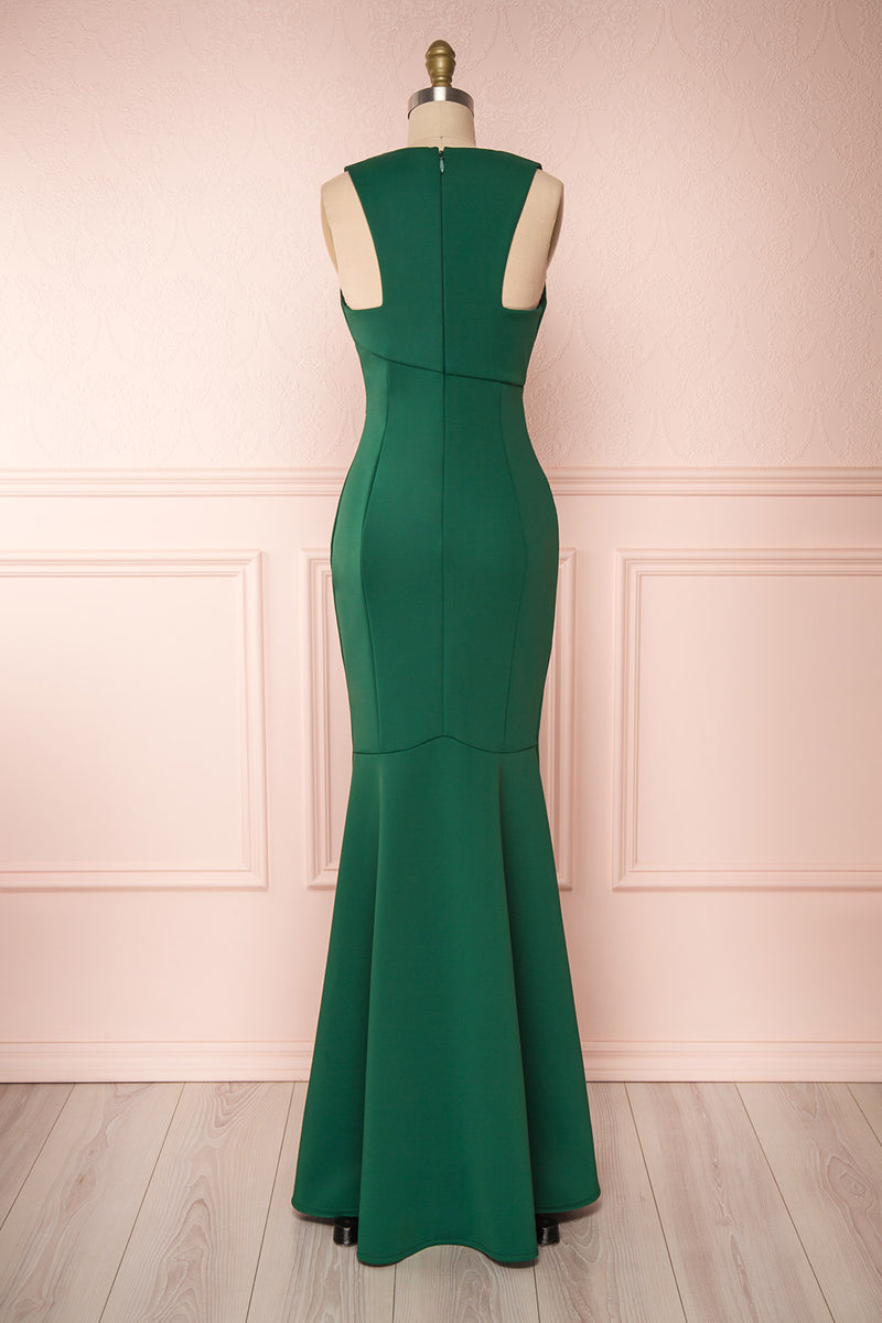 Camila Green Fitted Mermaid Gown | Boudoir 1861