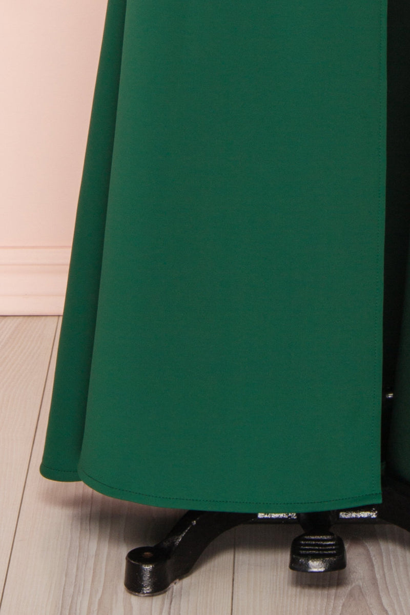 Camila Green Fitted Mermaid Gown | Boudoir 1861