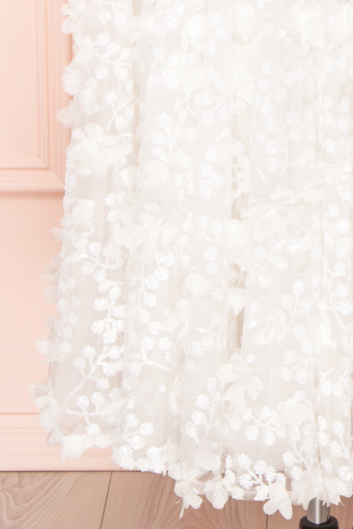 Emilola Floral Bustier Bridal Dress w/ Sequins | Boudoir 1861