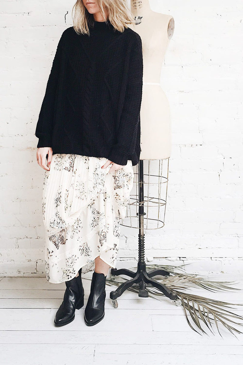 Marsaili - Vintage style floral maxi dress