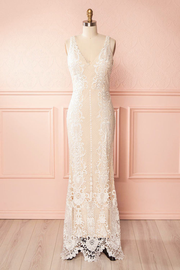 Kathra Ivory Lace Bridal Gown | Boudoir 1861