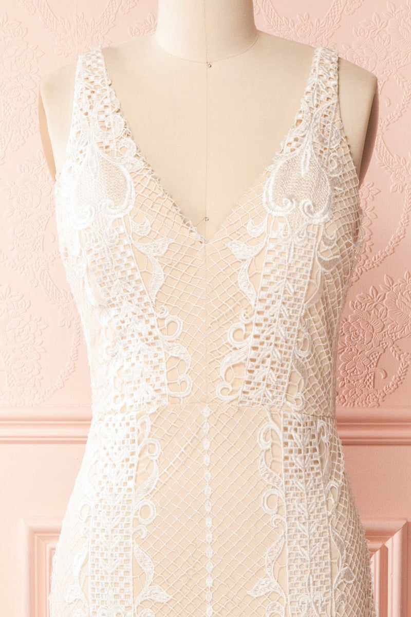 Kathra Ivory Lace Bridal Gown | Boudoir 1861