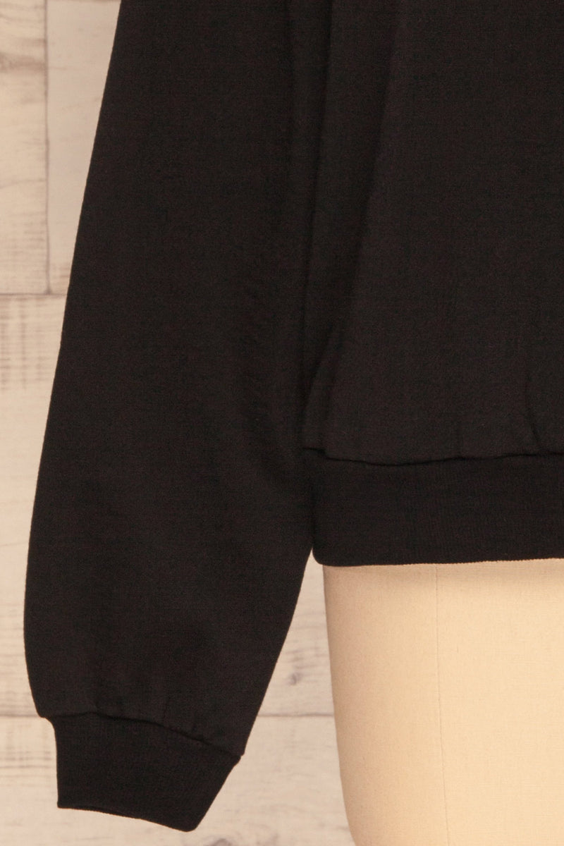 Kazann Black Crew Neck Sweater | La petite garçonne