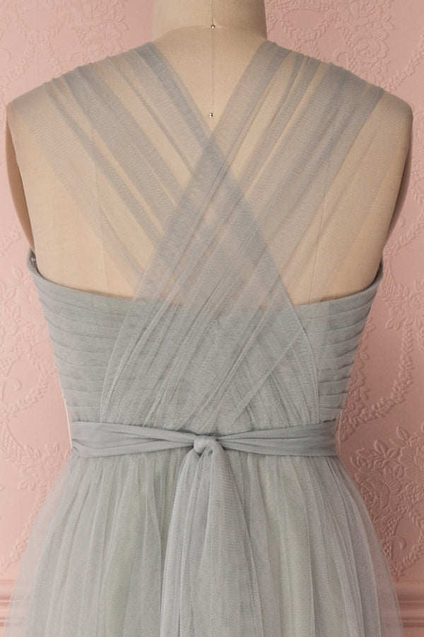 Linaya Eucalyptus Sage Bustier Empire Gown | Boudoir 1861