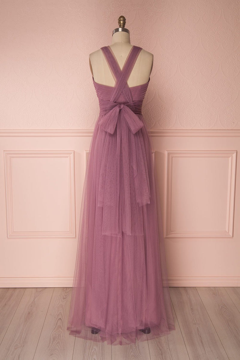 Linaya Orchid Draped Bustier Empire Gown | Boudoir 1861