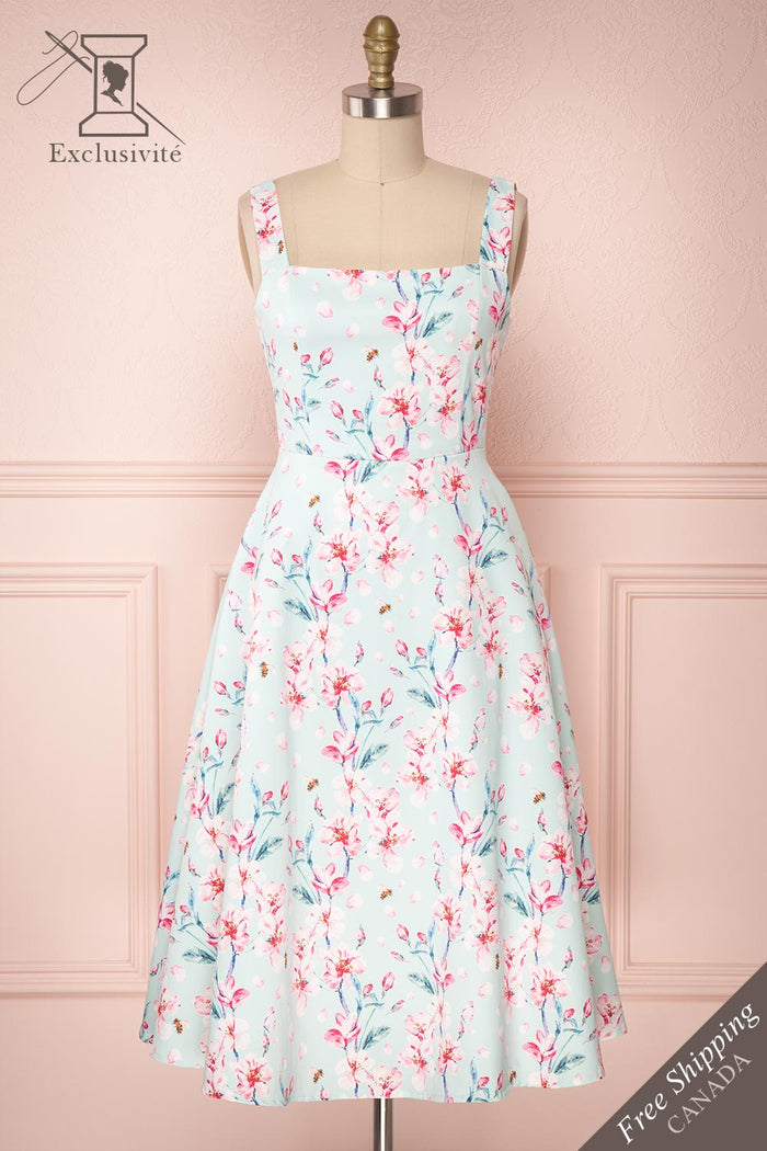 Lou-Anna Floral A-Line Cocktail Dress | Boutique 1861