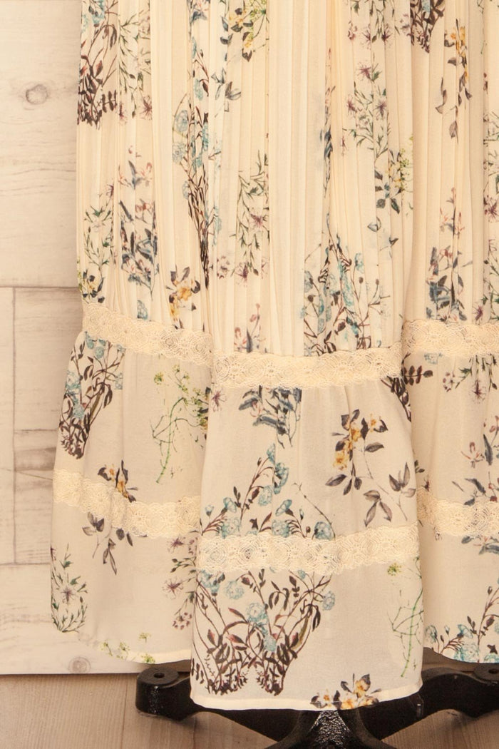 Marsaili - Vintage style floral maxi dress