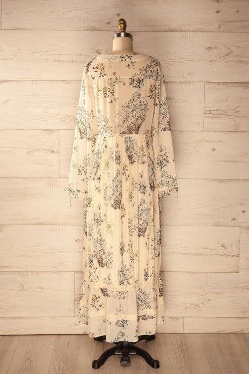 Marsaili - Vintage style floral maxi dress