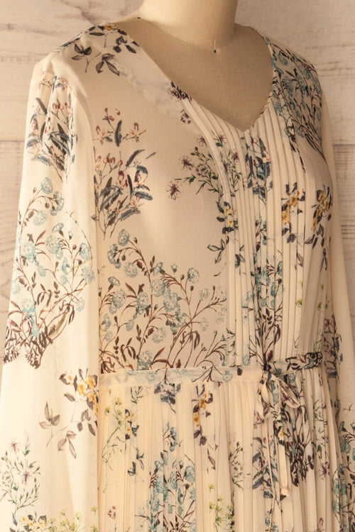 Marsaili - Vintage style floral maxi dress