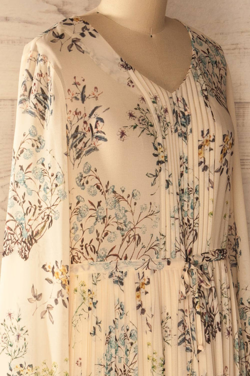 Marsaili - Vintage style floral maxi dress