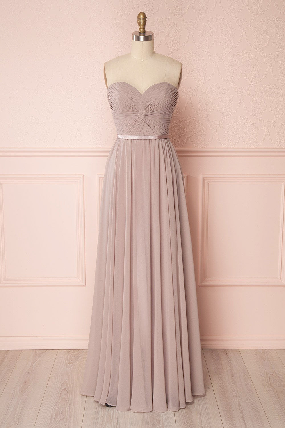 Myrcella Moon Lilac-Grey Bustier Prom Dress | Boudoir 1861