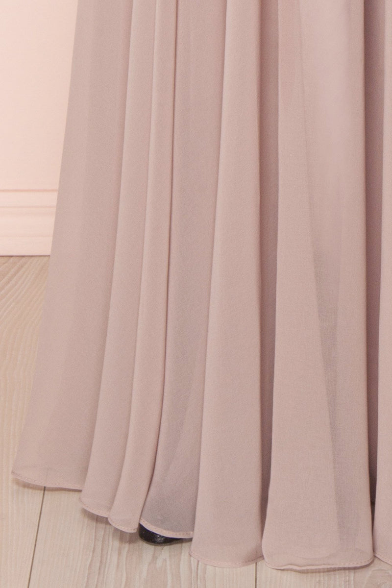 Myrcella Moon Lilac-Grey Bustier Prom Dress | Boudoir 1861