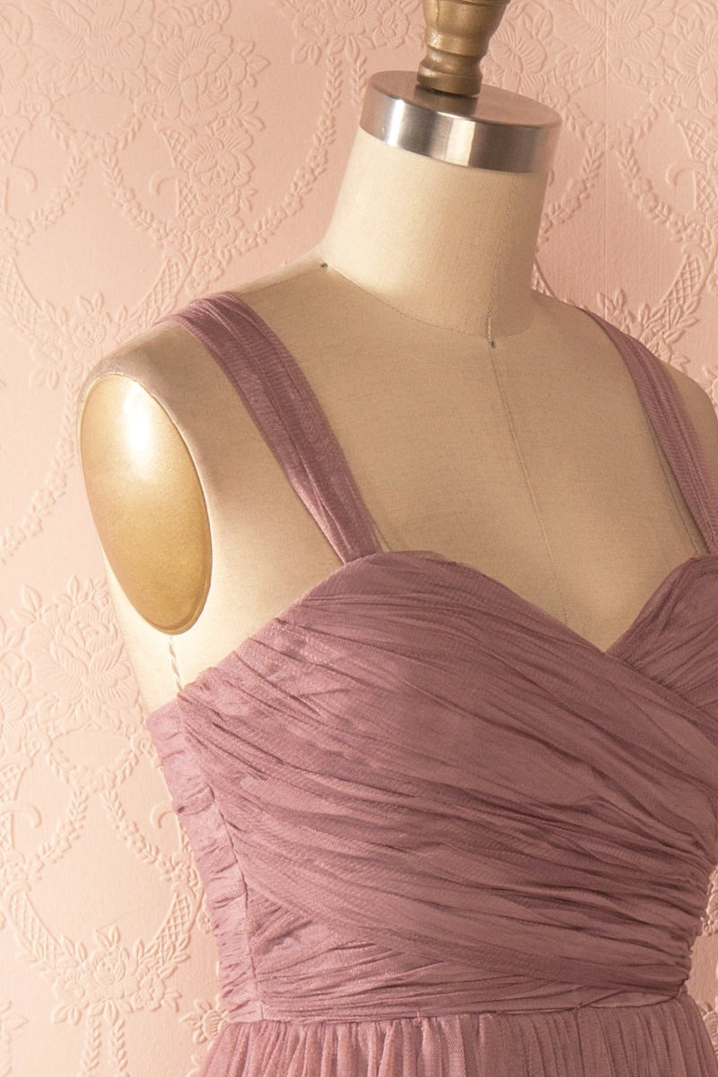 Nattie Mauve Purple Tulle Prom Dress | Boudoir 1861