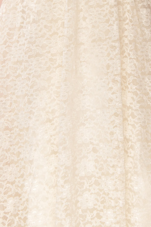Nilla Cream Lace A-Line Gown | Boudoir 1861