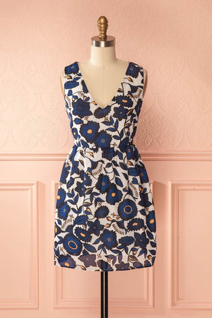 Pranel White Floral Summer Smock Dress | Boutique 1861