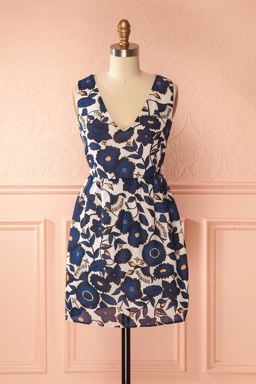 Pranel White Floral Summer Smock Dress | Boutique 1861