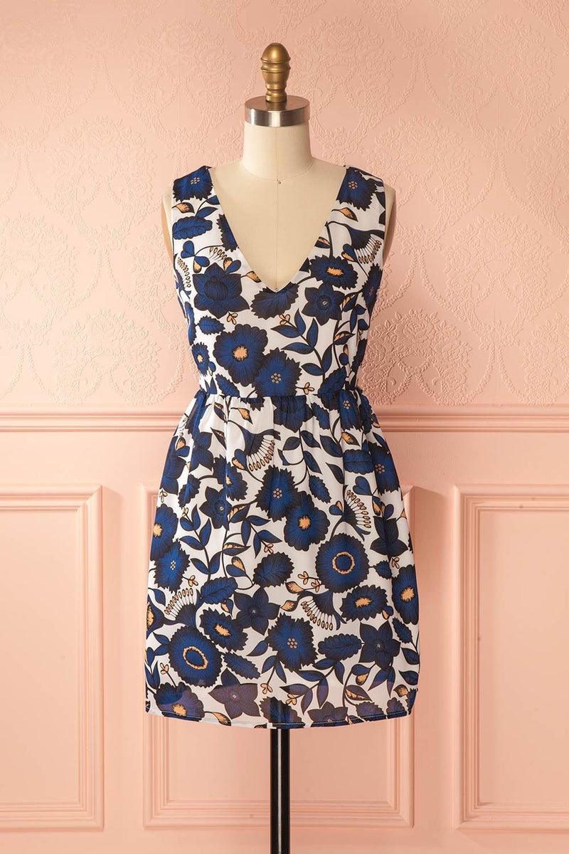 Pranel White Floral Summer Smock Dress | Boutique 1861