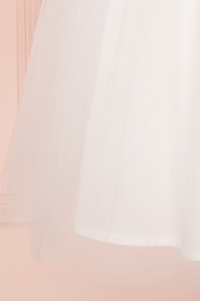 Yara White Tulle Party Dress by Jordan de Ruiter | Boudoir 1861