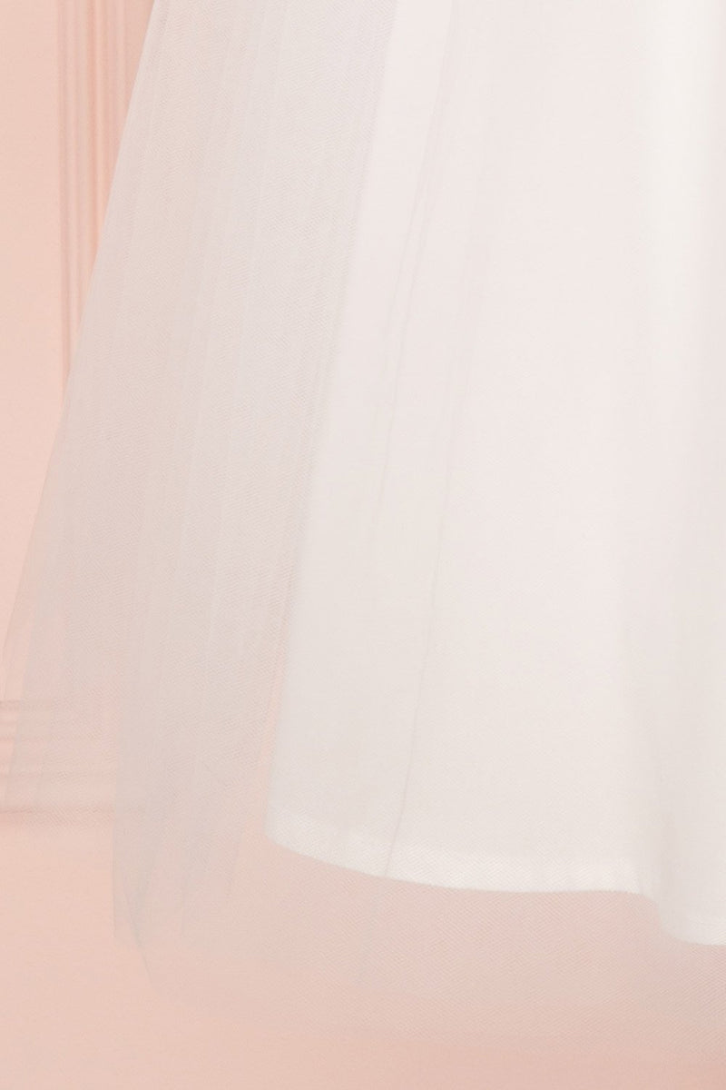 Yara White Tulle Party Dress by Jordan de Ruiter | Boudoir 1861