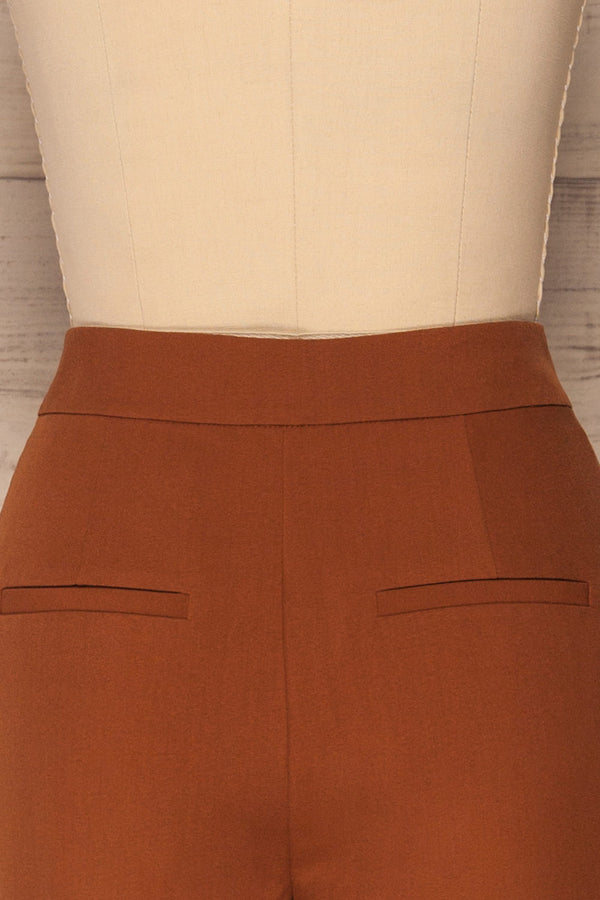 Falstad Rust Fitted Pants | La petite garçonne