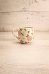 Frappe Beige Mug w/ Floral & Fruits Pattern | La petite garçonne