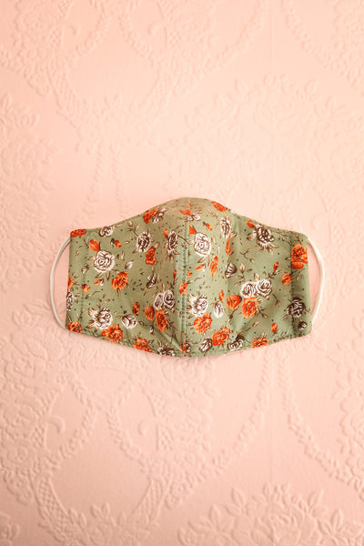 Green Fall Face Mask | Boutique 1861