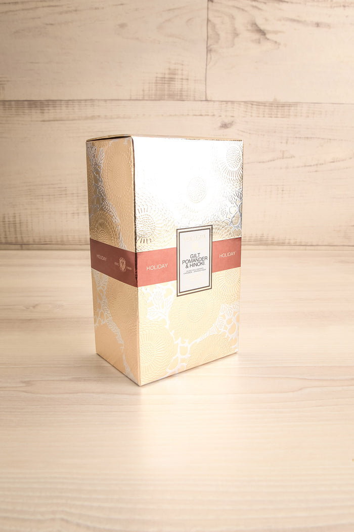 Gilt Pomander Hinoki Reed Diffuser by Voluspa | Maison garçonne