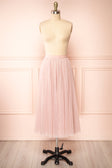 Manitou Pink A-line Midi Tulle Skirt | Boutique 1861