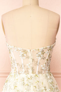 Melwyn Embroidered White Midi Dress | Boutique 1861
