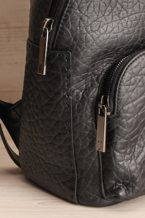 Possum Black Leather Ted Baker Backpack | La Petite Garçonne