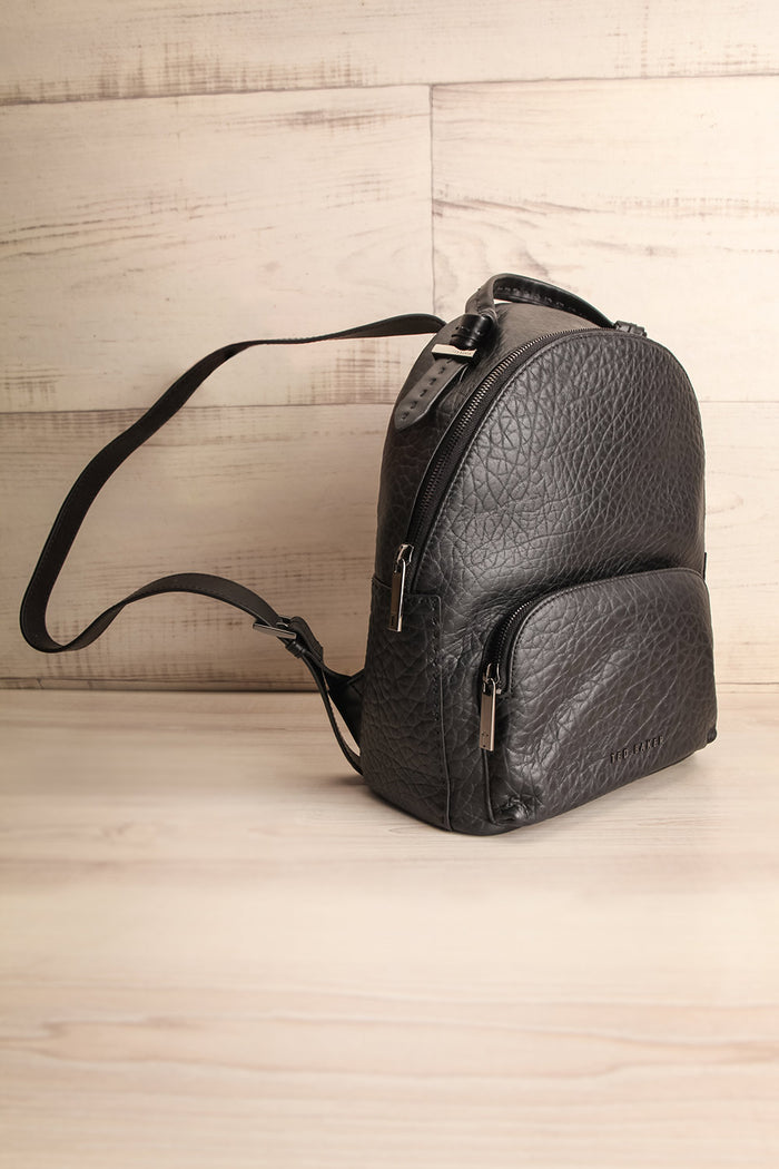 Possum Black Leather Ted Baker Backpack | La Petite Garçonne