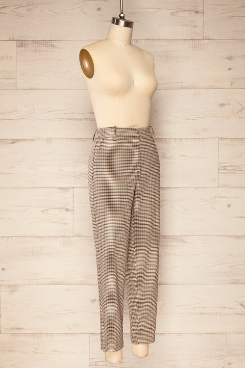 Santander High-Waisted Plaid Pants | La petite garçonne