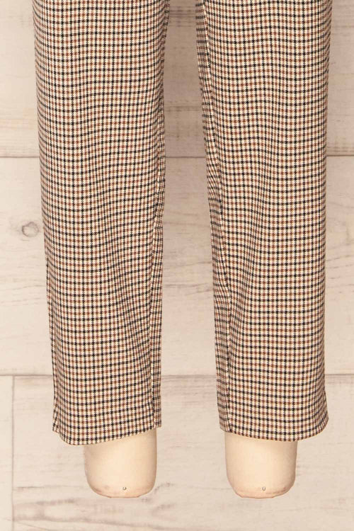 Santander High-Waisted Plaid Pants | La petite garçonne